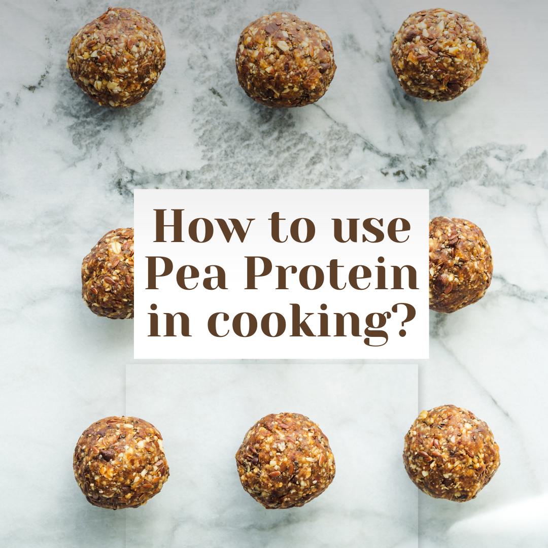 How to use pea protein in cooking? – Nutrasumma