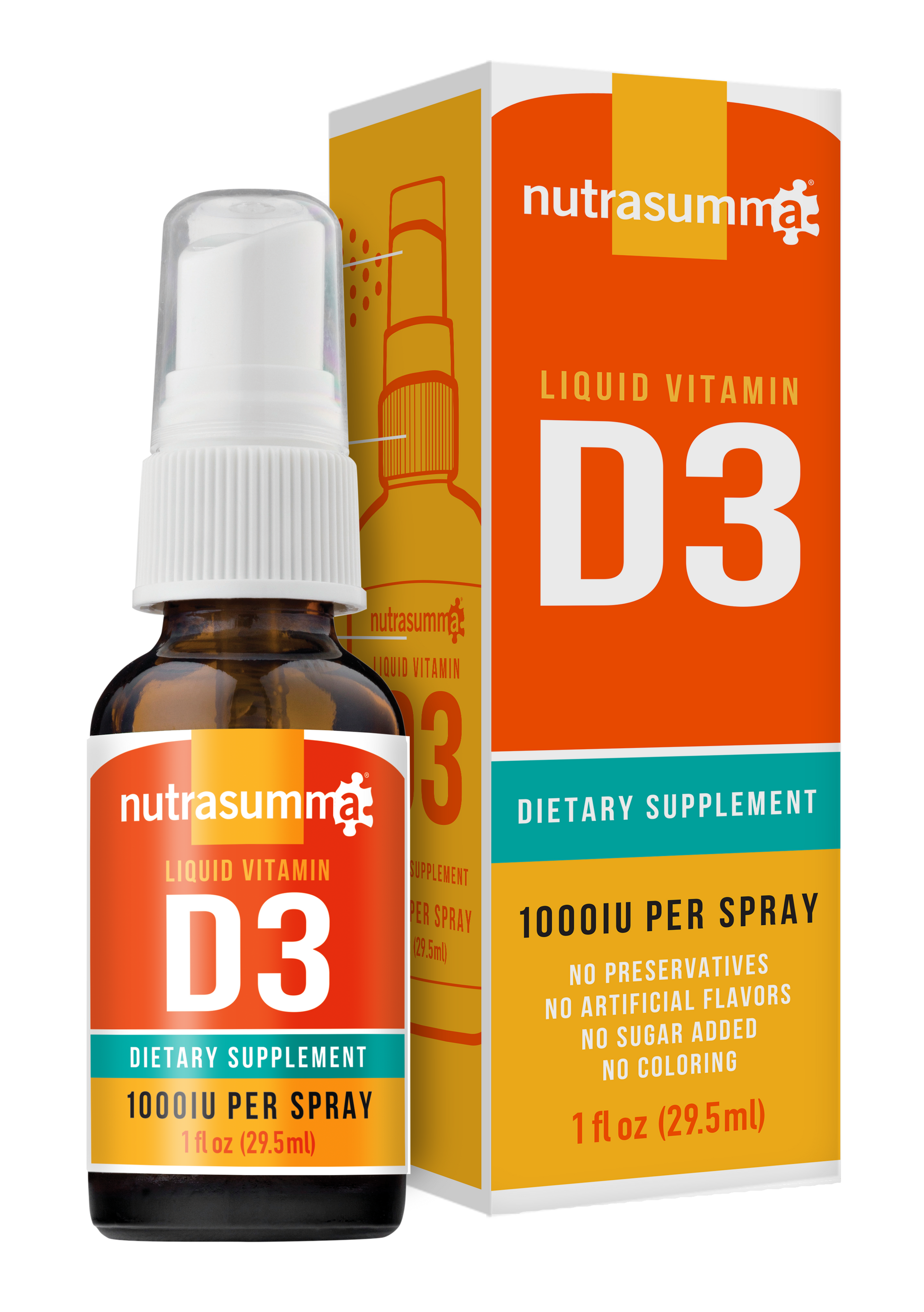 Nutrasumma- Vitamin D3 Supplement 1oz